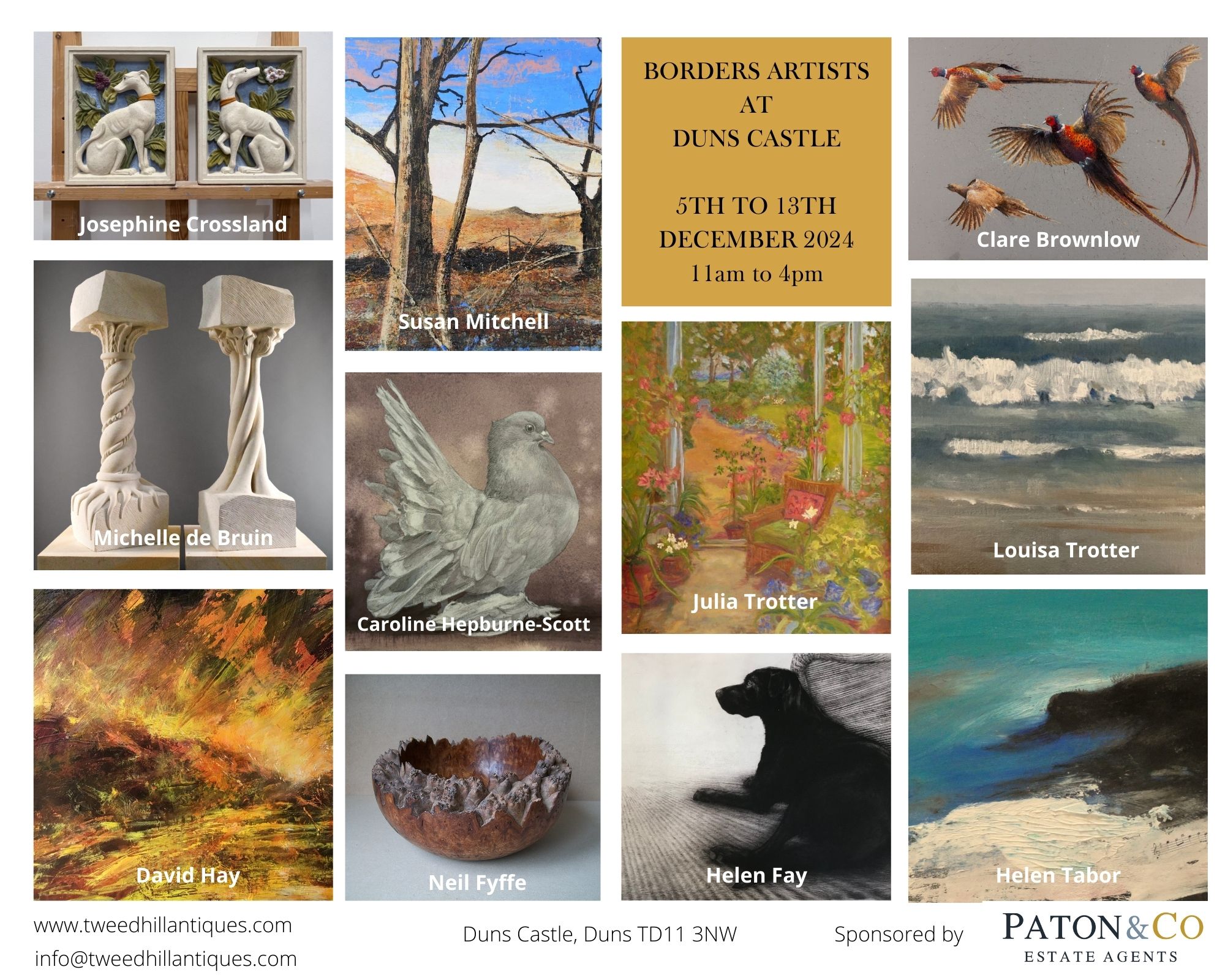 Artists at Duns Castle in December – The Bridge Berwick